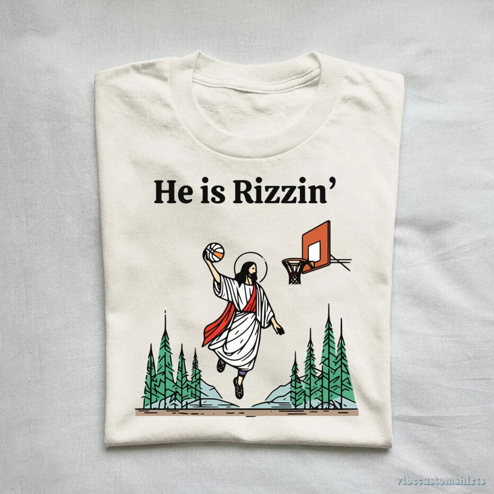 He is Rizzin Jesus Meme Shirt – Vibe Custom Shirts