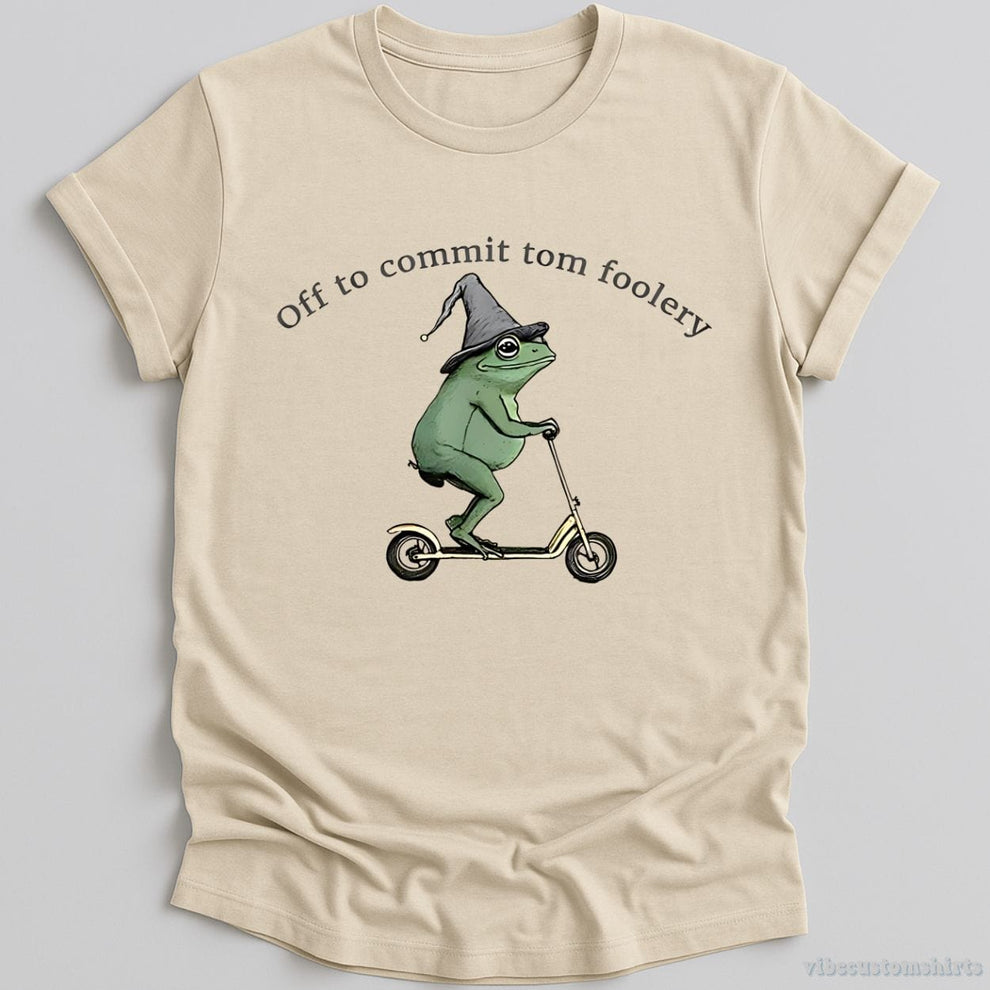 Off To Commit Tom Foolery Frog Shirt – Vibe Custom Shirts