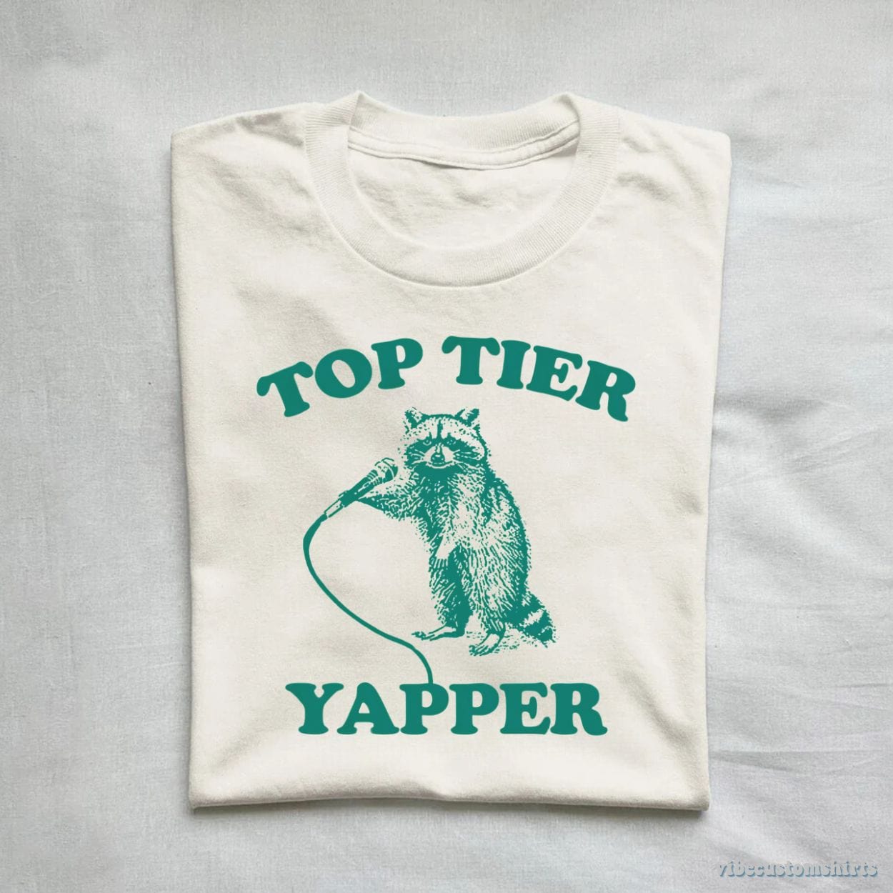 Top Tier Yapper Raccoon Meme Shirt – Vibe Custom Shirts